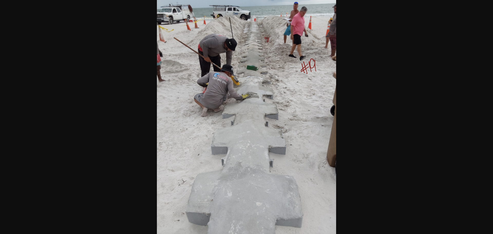 Medeira Beach, Fl. Restores Concrete Structures to Keep Beach in Place ...
