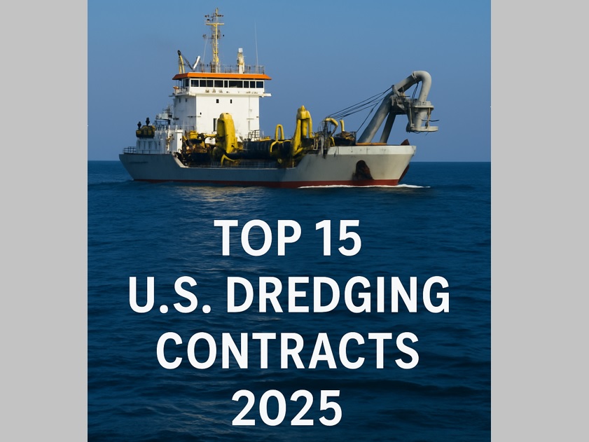 DredgeWire Exclusive: 2025’s Top 15 U.S. Dredging Contracts – Who Won ...