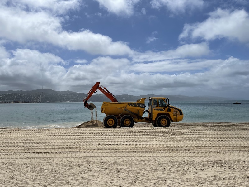 Sand replenishment work set to start at Oriental Bay - DredgeWire ...
