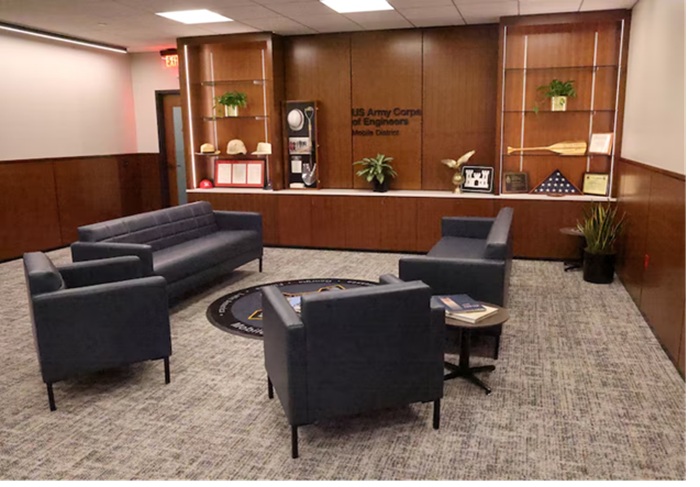 Huntsville Center Furnishes New USACE Mobile Headquarters - DredgeWire ...