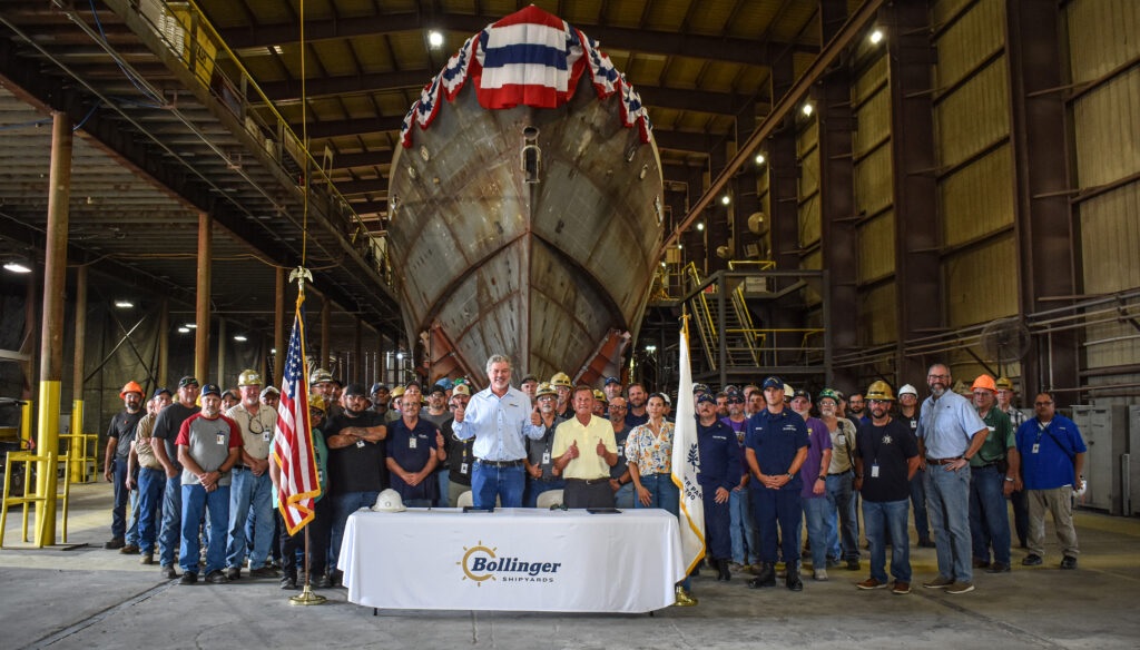 Bollinger Shipyards secures $507M contract option for next wave of US ...