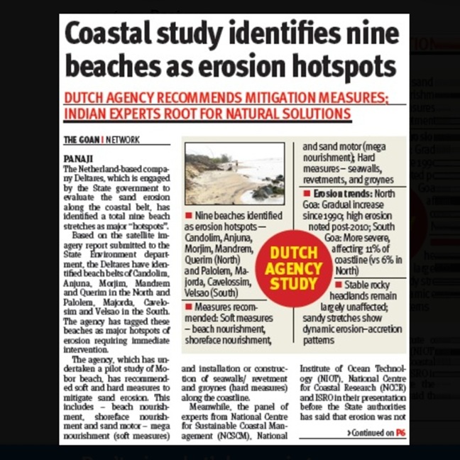 Coastal study identifies nine beaches as erosion hotspots - DredgeWire ...