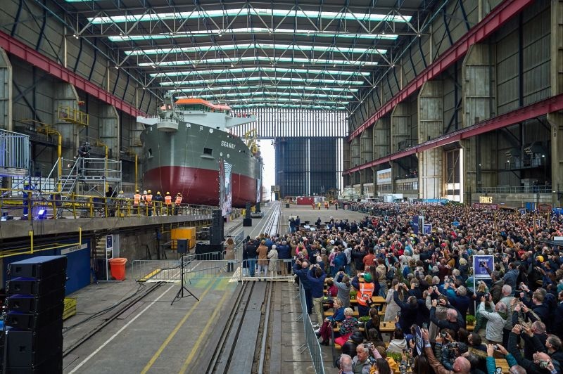 Royal IHC launches 31,000m3 hopper - DredgeWire : DredgeWire
