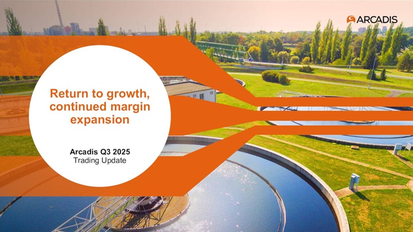Arcadis Q3 2025 Trading Update - DredgeWire : DredgeWire