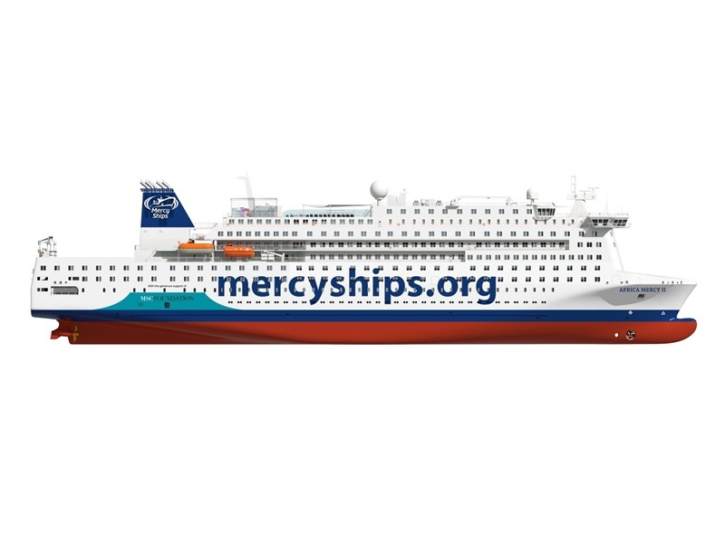 Steel cut for Mercy Ships second new purpose-built hospital ship ...