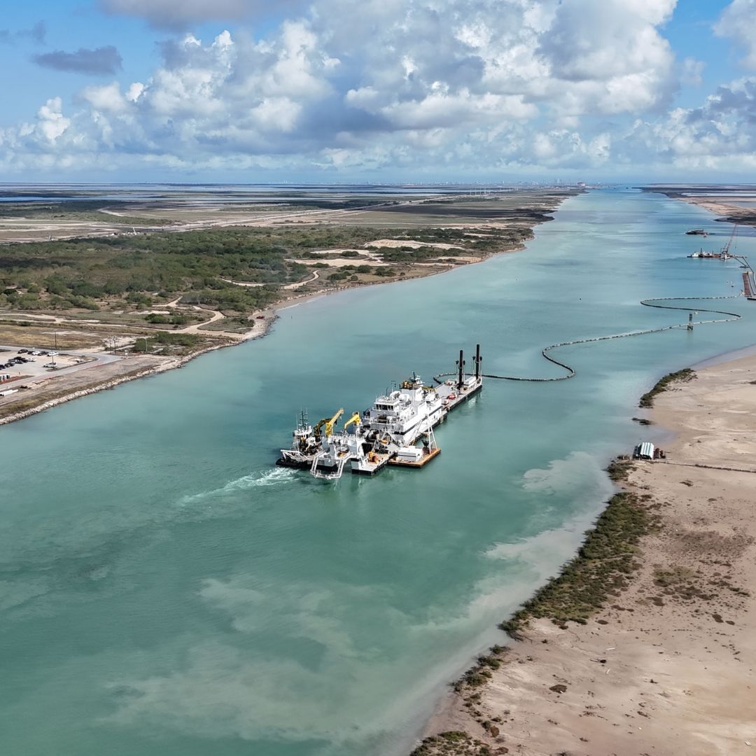 Callan Marine's Progress on the Brazos Island Harbor Channel ...