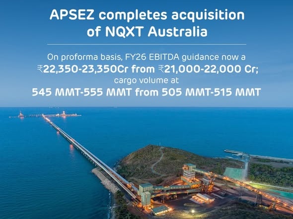 APSEZ completes acquisition of NQXT Australia - DredgeWire : DredgeWire