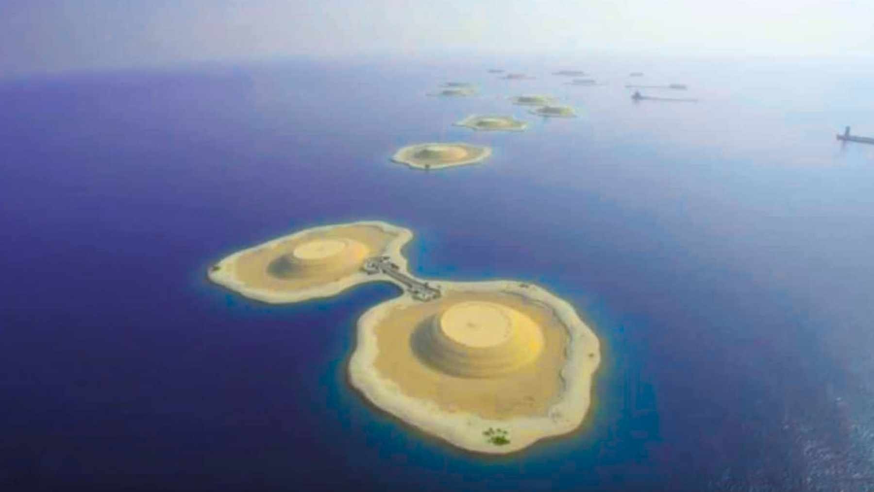 China has managed to build entirely new islands from scratch by pumping ...