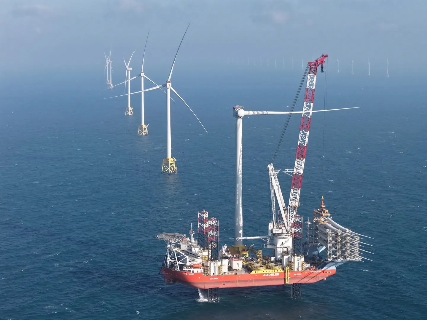 All wind turbines installed at Ørsted’s 920 MW Greater Changhua 2b and ...
