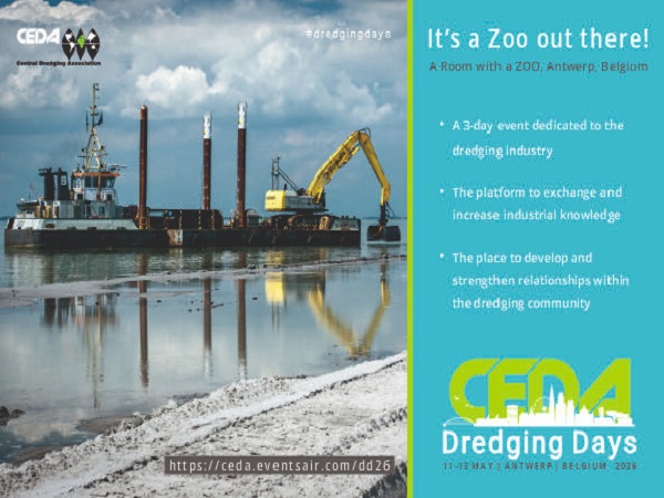 CEDA Dredging Days 2026 Programme and Early Bird Deadline: Register ...