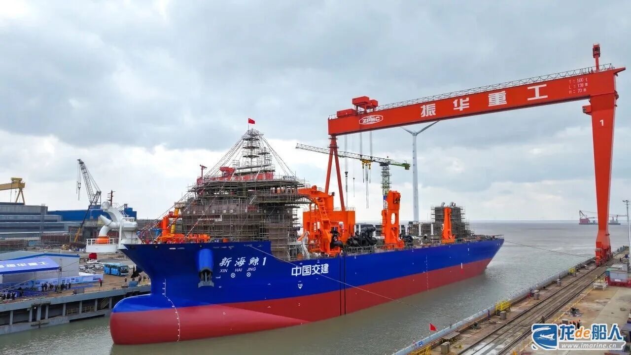 China Launches First Ultra-Large Dredger with Distributed In-Hull Mud ...