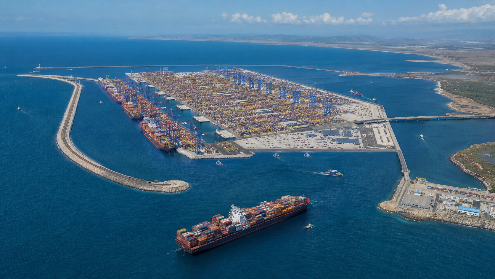 India is building a 1,448-hectare artificial island to create the ...