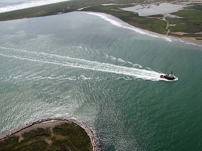 Brazos Island Harbor, Texas, Brownsville Jetty Channel in Cameron ...