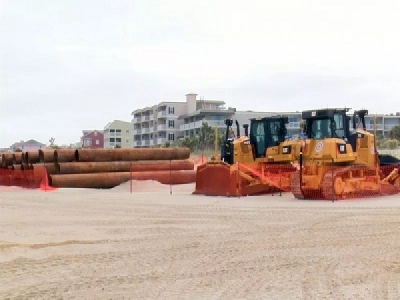 Beach, Dune Rebuilding Project Underway on Tybee - DredgeWire : DredgeWire