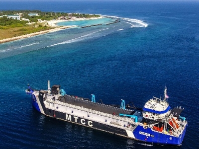 MTCC Dredger Unable to Reclaim Maafinolhu Lagoon - DredgeWire : DredgeWire