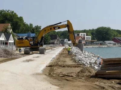 Buckeye Lake Dam Project in Final Weeks - DredgeWire : DredgeWire