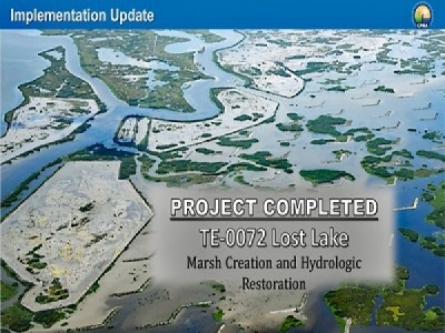 $36 Million Lost Lake Marsh Creation Project Completed: Gov. Edwards ...