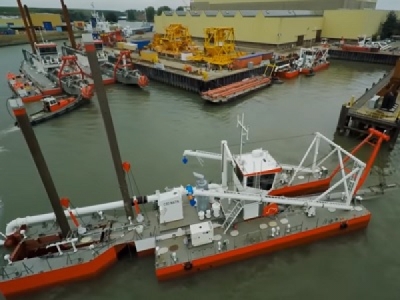 Commissioning IHC Beaver 50 Cutter Suction Dredgers for DBL Dredging ...